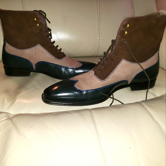 Mezlan | Shoes | Mens Brownnavy Three Quarter Boots Made By Mezlan ...